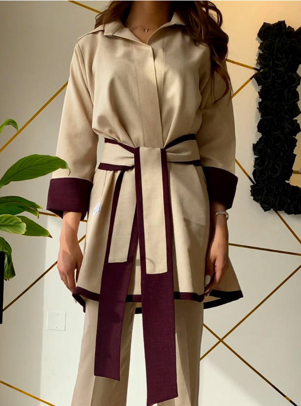 Travel wear set Linen Two piece comfy Travel wear set in lightweight ...